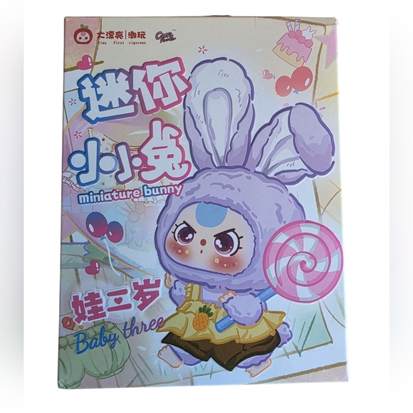 Toys | Baby Three Miniature Bunny Series Plush New Blind Box | Poshmark